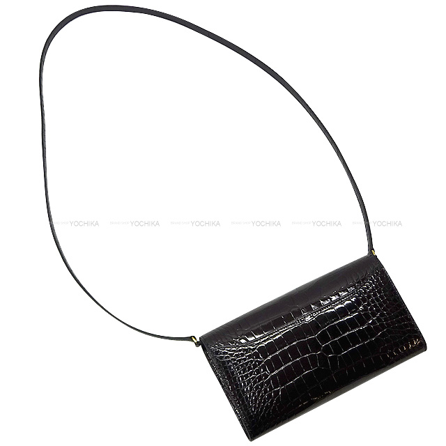 HERMES エルメス 長財布 コンスタンスロング トゥーゴー 黒 (ブラック