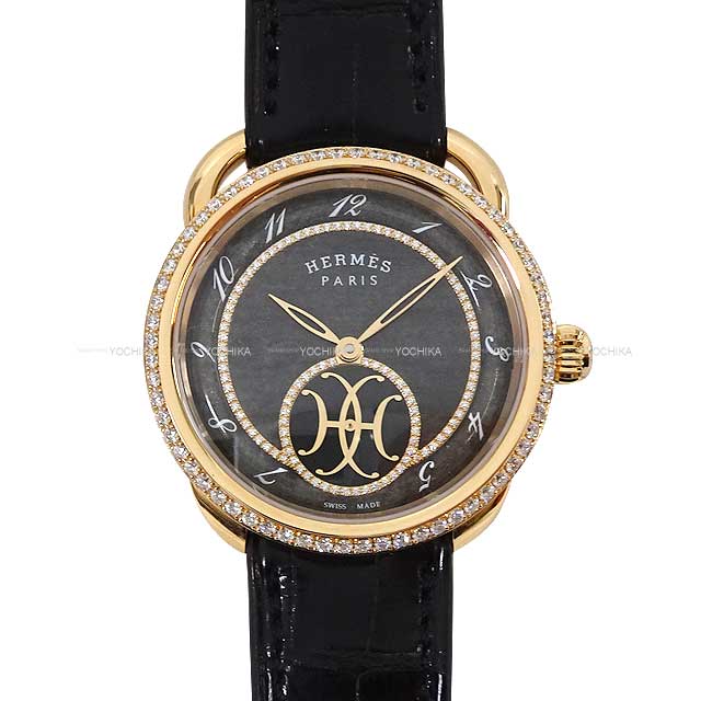 HERMES エルメス 腕時計 アルソー ダブルH 34mm ベゼルダイヤ HERMES エルメス 腕時計 アルソー ダブルH 34mm ベゼルダイヤ